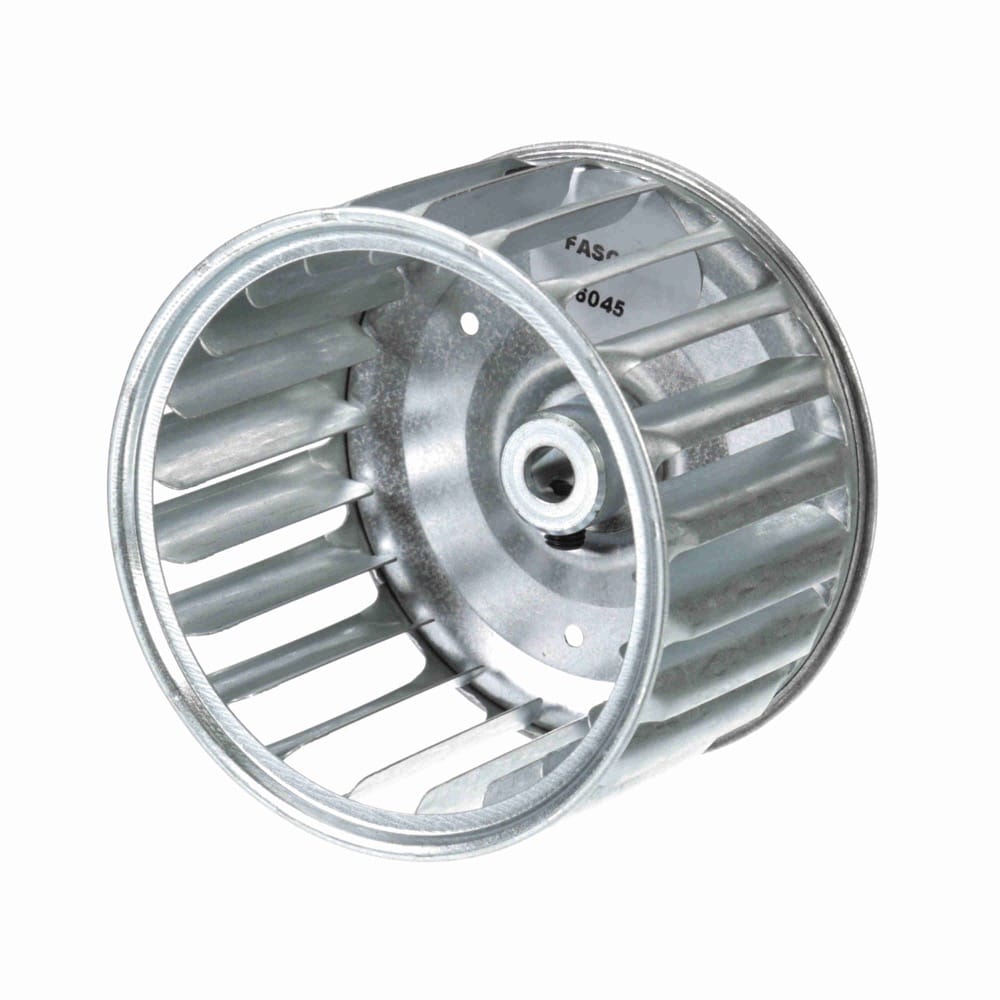 Single Inlet Blower Wheel, 3.81″ X 2.5″ X 5/16″, CCW - Wright's Supply